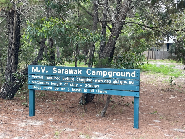 MV Sarawak Campground - Inskip Peninsula Recreation Area, Campsite at ...
