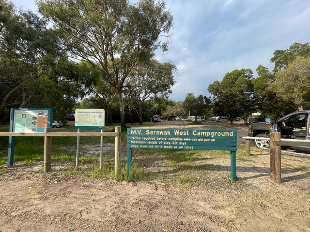 MV Sarawak West Campground - Inskip Peninsula Recreation Area, Campsite ...