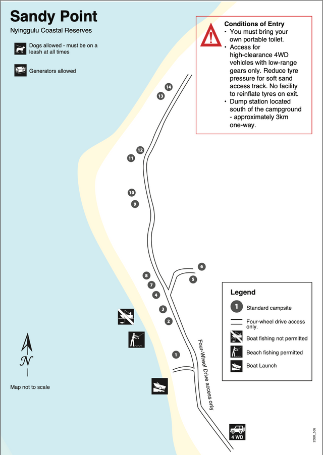 Sandy Point Campground - Ningaloo Marine Park, Campsite at | Book at ...