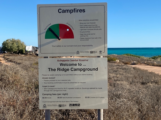 The Ridge Campground - Ningaloo Marine Park, Campsite at | Book at ...