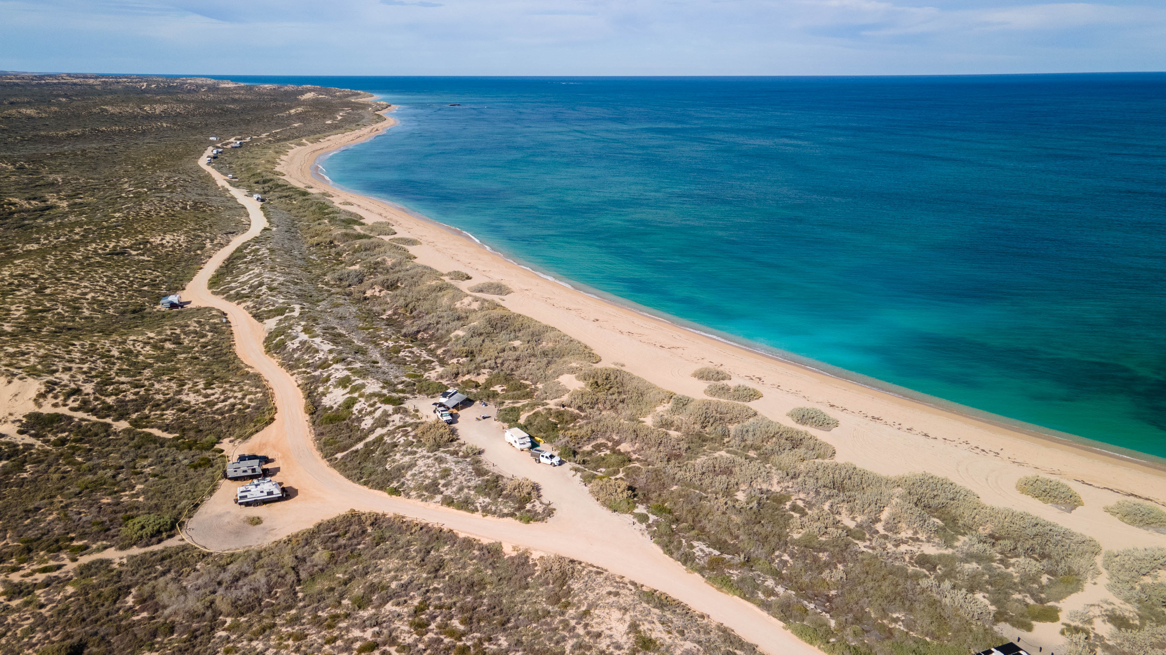 Pt Quobba Blowholes Campground, Campsite at Macleod | Book at Campedia ...